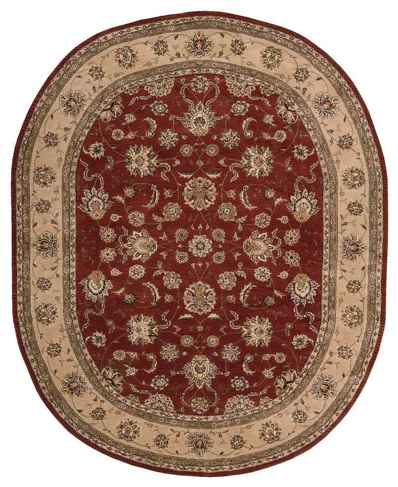 Nourison 2000 Brick Area Rug, 7'6"x9'6", 7'6"x9'6" - Traditional - Area ...