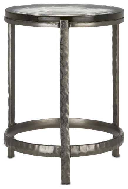 Acea Graphite Accent Table - Industrial - Side Tables And End Tables ...