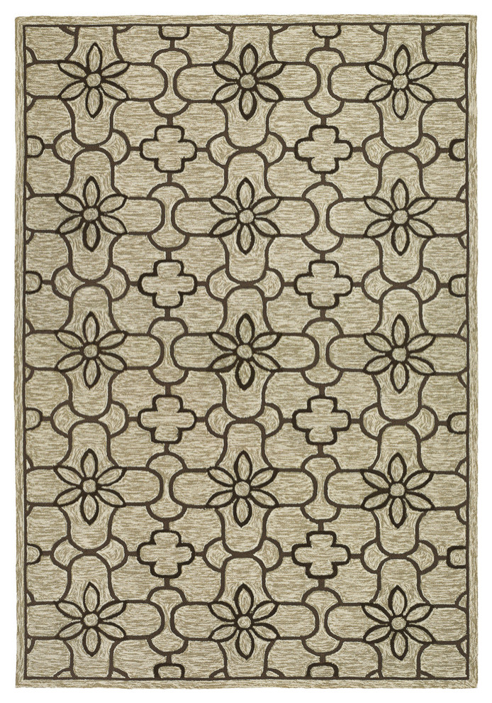Couristan Fresco Summer Daisy Rug Rug, 2'x4' - Mediterranean - Area ...