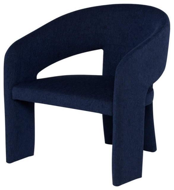 Alexandra Occasional Chair True Blue Boucle - Contemporary - Armchairs ...