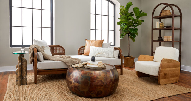 Pebble Metal Reactive Coffee Table - Contemporary - Coffee Tables - by ...