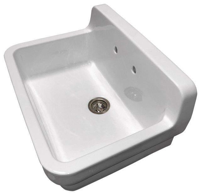 30"Ceramic Farm Country Kitchen-Utility Sink - Farmhouse - Utility ...