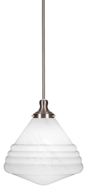 Juno Stem Hung Pendant, Matte Black Finish - Traditional - Pendant ...