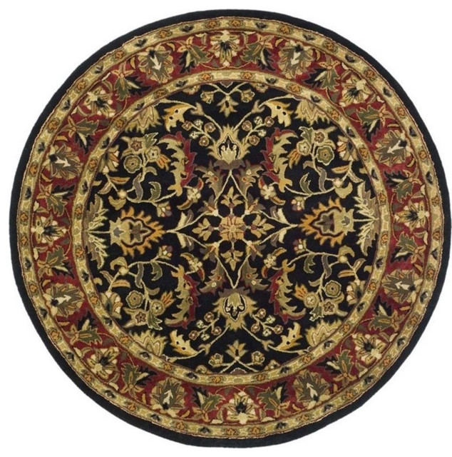 Safavieh Heritage Black Traditional Rug - 11' x 15', Round 10 ...