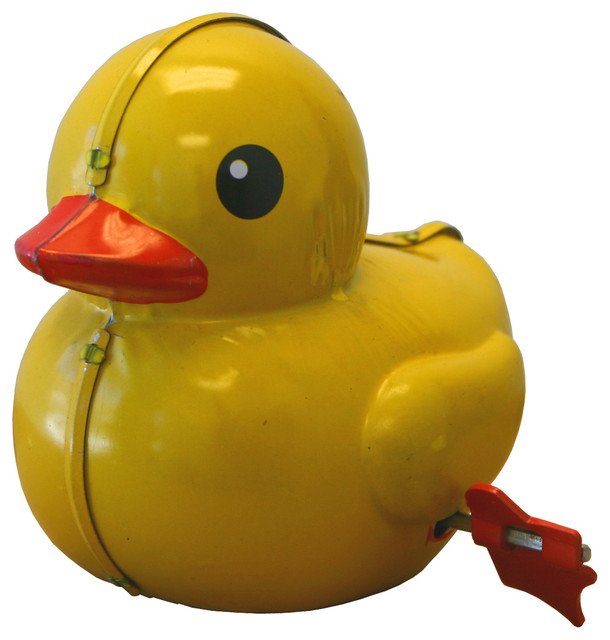Collectible Tin Duckling Toy - Farmhouse - Kids Toys And Games - by ...