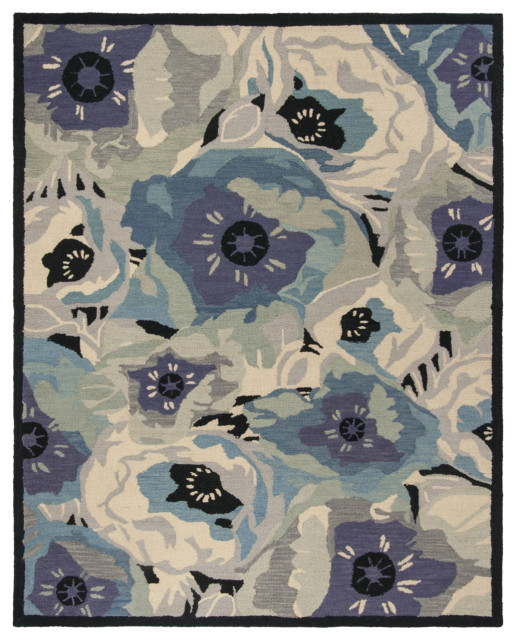 Safavieh Martha Stewart Msr4872b Handmade Blue Rug, 8' x 10 ...