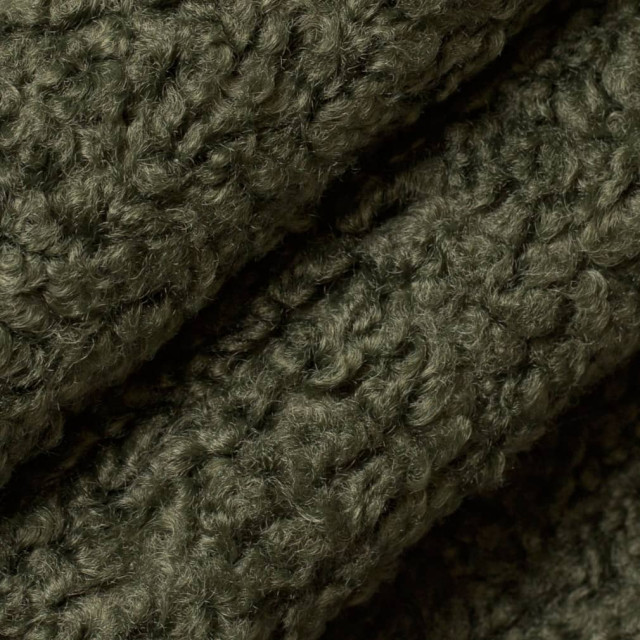 Green Shearling Textured Upholstery Fabric by the Yard, By The Yard 54 ...