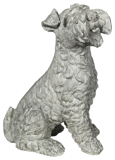 UTC23478 Fiberstone Figurine Distressed Gray - Contemporary - Garden ...