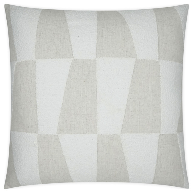 Bayview Pillow - Ivory, 24" x 24" - Contemporary - Decorative Pillows ...
