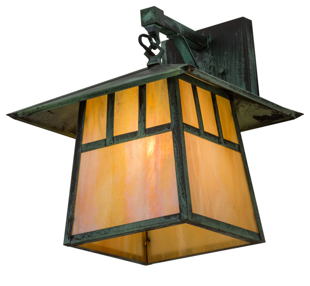 12W Stillwater Double Bar Mission Hanging Wall Sconce - Craftsman ...