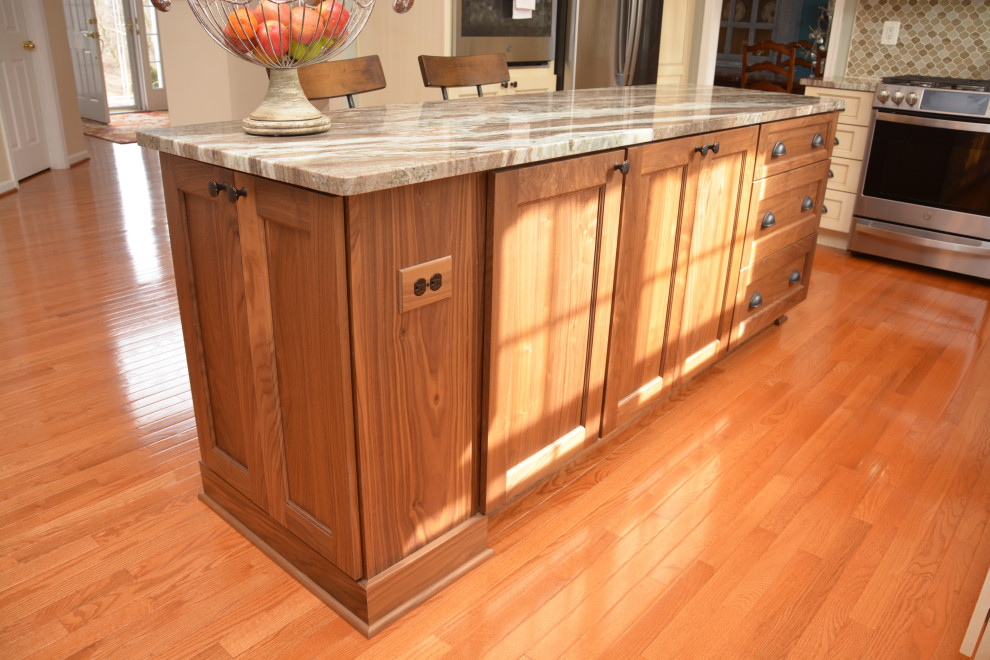 Ellicott City, MD Kitchen with Walnut Cabinets - Transitional - Kitchen ...