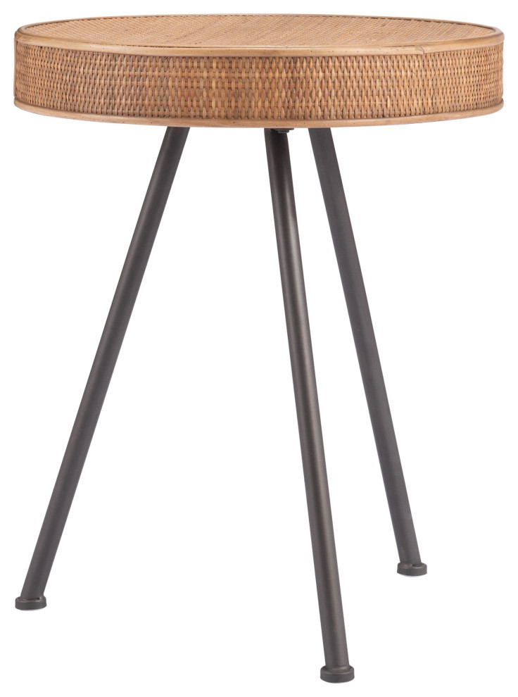 Landon Side Table Natural - Tropical - Side Tables And End Tables - by Virgil Stanis Design | Houzz