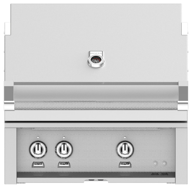 Hestan GABR30-LP 62000 BTU 30"W Liquid Propane Built-In Grill ...