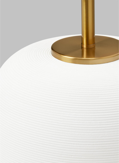 Fanny Wide Table Lamp, Matte White Ceramic - Transitional - Table Lamps ...
