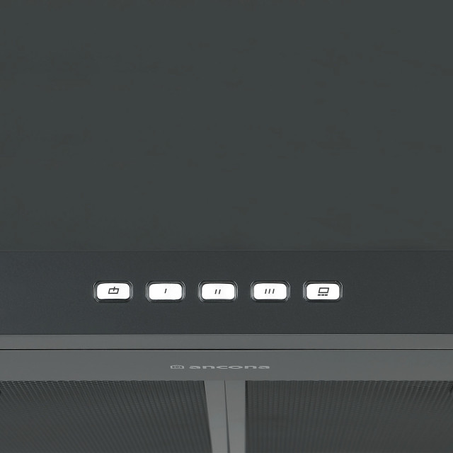 Ancona 30" Convertible Wall-Mounted Pyramid Range Hood, Black ...