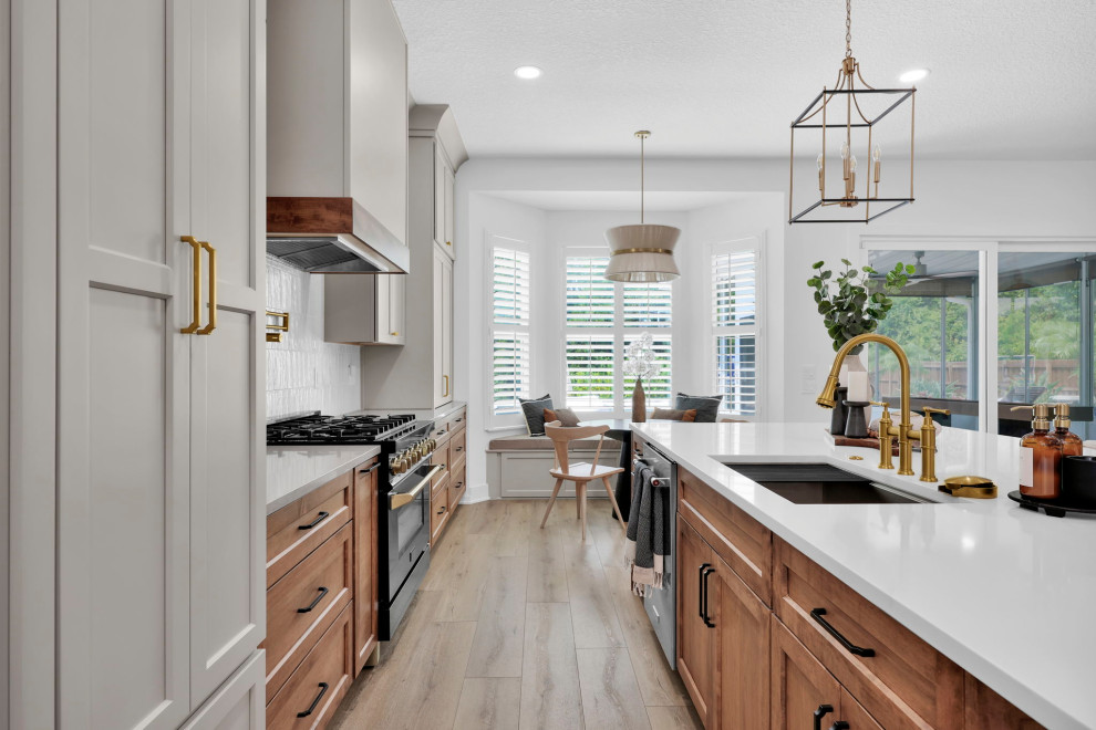 California Contemporary Coastal Home - Beach Style - Kitchen ...