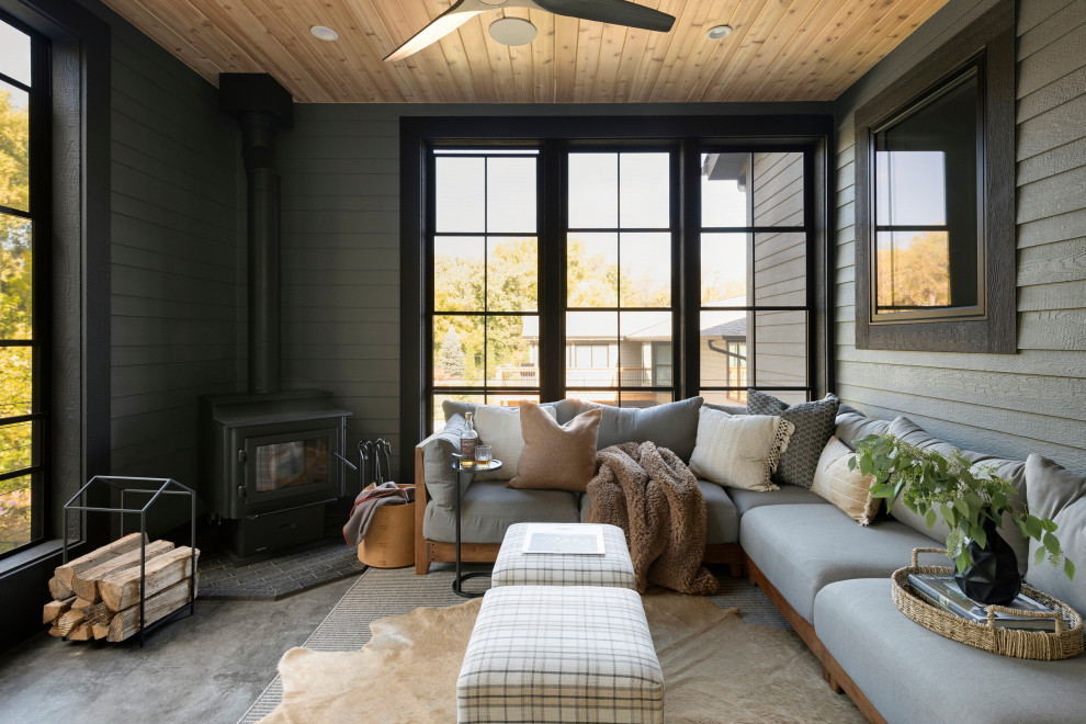 The Halifax - Transitional - Sunroom - Minneapolis - by Andrea and Co. Design | Houzz
