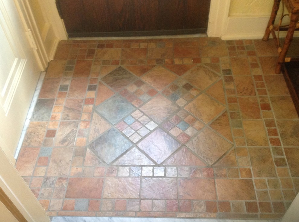 Ceramic Slate Entryway - Transitional - Entry - New York - by Elite Tile
