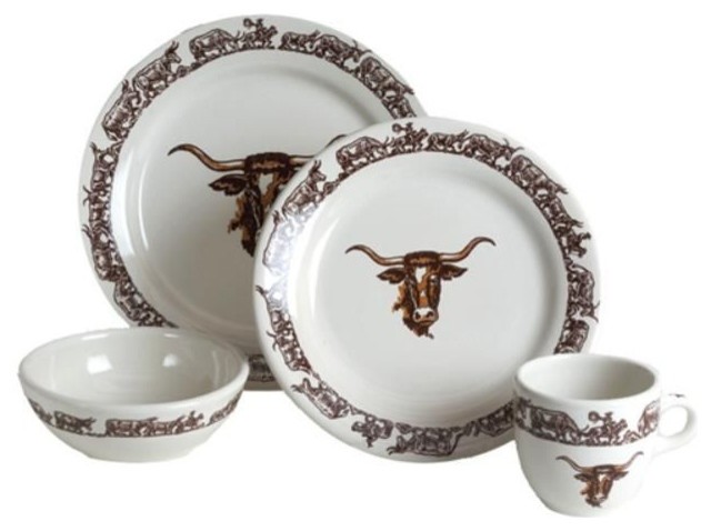 Longhorn China Dinnerware - Southwestern - Dinnerware Sets - by Your ...