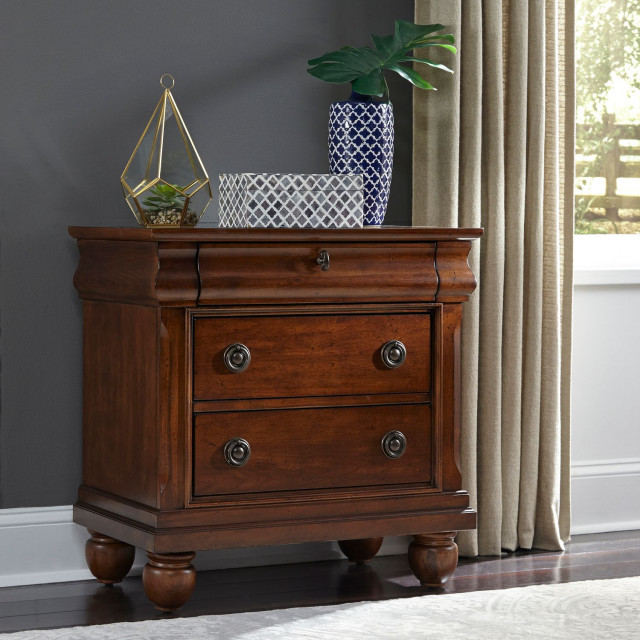 Diamante Night Stand - Traditional - Nightstands And Bedside Tables ...