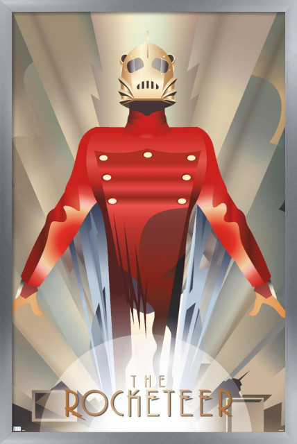 The Rocketeer - Fly, 14.725" x 22.375" - Contemporary - Prints And ...
