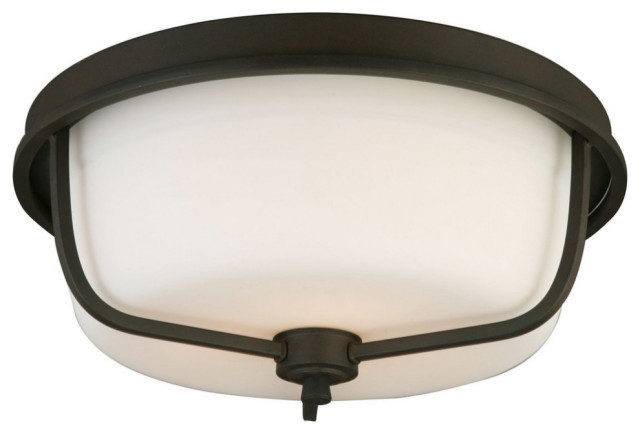 Mayview 3-Light Ceiling Light - Transitional - Flush-mount Ceiling ...