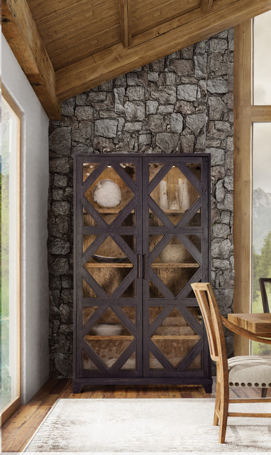 Big Sky Display Cabinet - Rustic - China Cabinets And Hutches - by ...