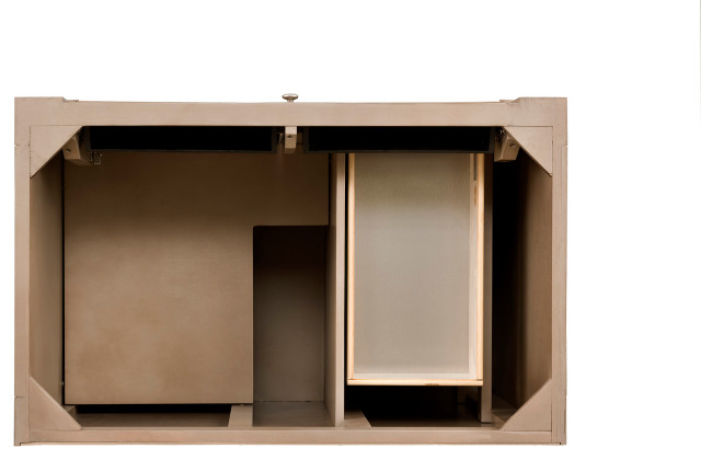 Bristol 36" Single Vanity Whitewashed Walnut - Traditional - Bathroom ...