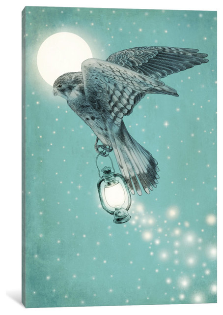 "Nighthawk" by Eric Fan, 12x8x.75, 18x12x1.5 - Contemporary - Prints ...