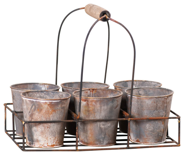 Vintage Plant Carrier - Farmhouse - Indoor Pots And Planters - by ...