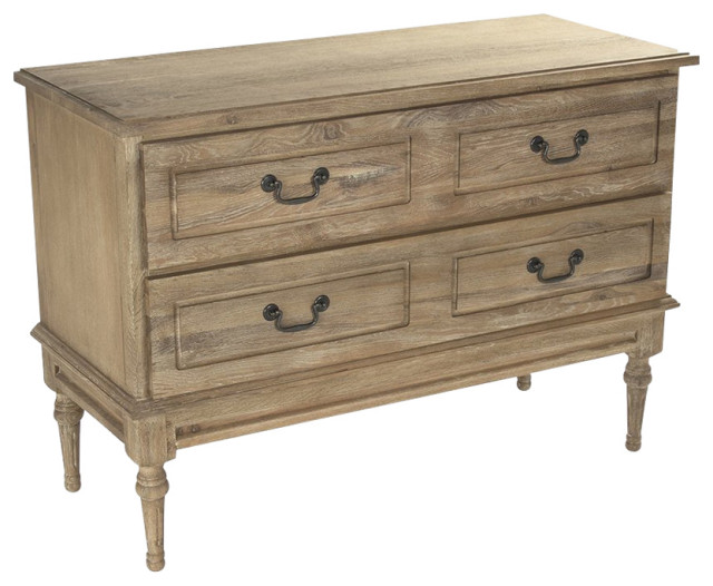 L'angley Chest, Limed Gray Oak - French Country - Accent Chests And ...