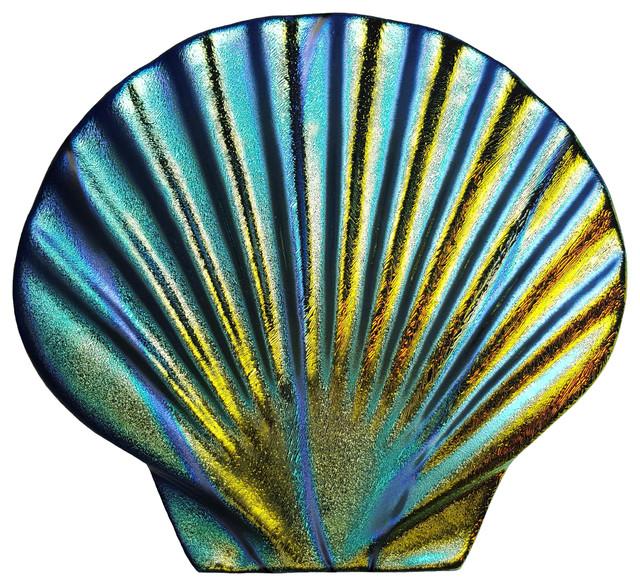 Metallic Seashell Fusion Series Ceramic Swimming Pool Mosaic, 5 ...