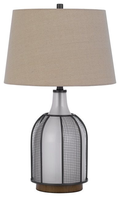 Morgan 2 Light Table Lamp, Frost and Black - Transitional - Table Lamps ...