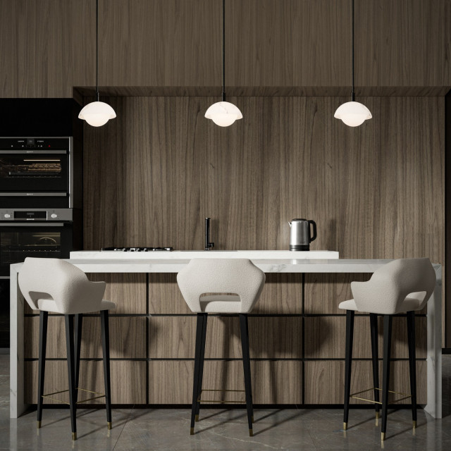 Moonstone LED Pendant in Black - Contemporary - Pendant Lighting - by ...