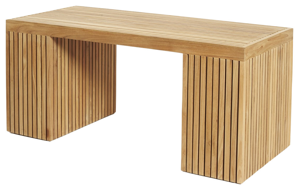 Teak Bench Liner 39" (100 cm) - Transitional - Accent And Storage ...