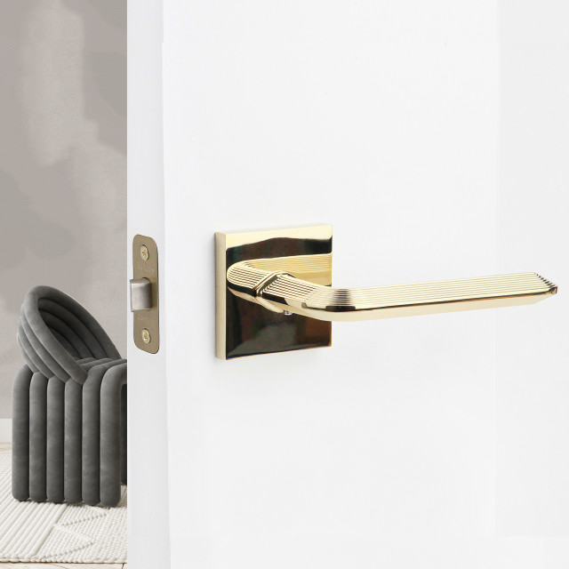 Modern Heavy Duty Designer Interior Door Lever - Crosby Collection ...