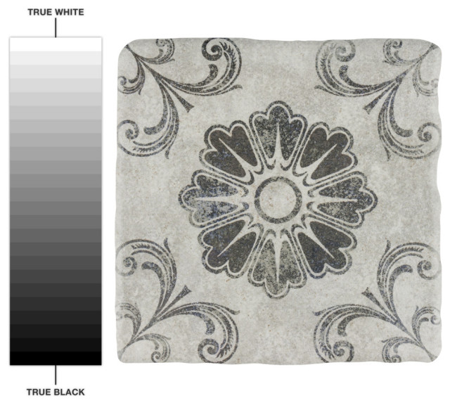 Costa Cendra Decor Fleur Ceramic Floor and Wall Tile - Contemporary ...