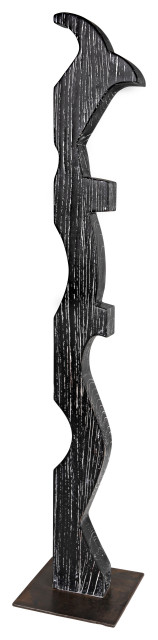 Balper Sculpture, Cinder Black - Contemporary - Decorative Objects And ...