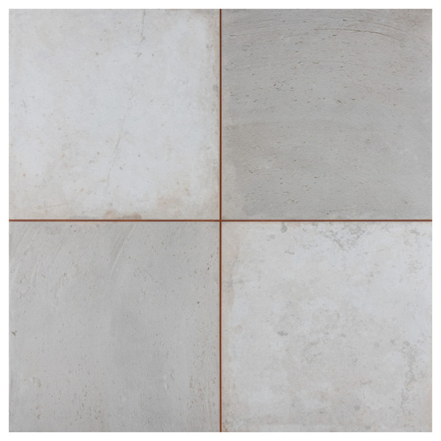 Kings Clay Checker Ceramic Floor and Wall Tile Sample - Farmhouse ...