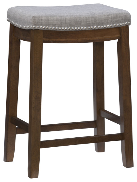 Claridge Rustic Counter Stool - Transitional - Bar Stools And Counter ...