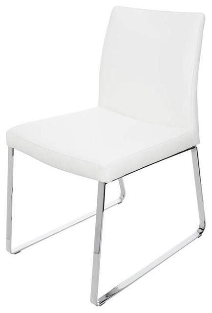White Dining Chair - Contemporary - Dining Chairs - by ARTEFAC | Houzz