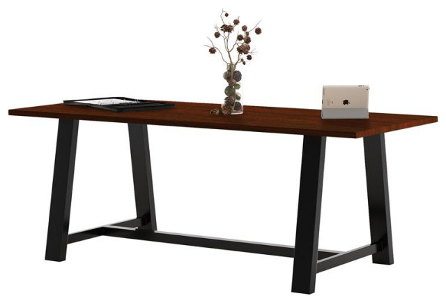 KFI Midtown 3 x 7 FT Conference Table - Mahogany - Standard Height ...