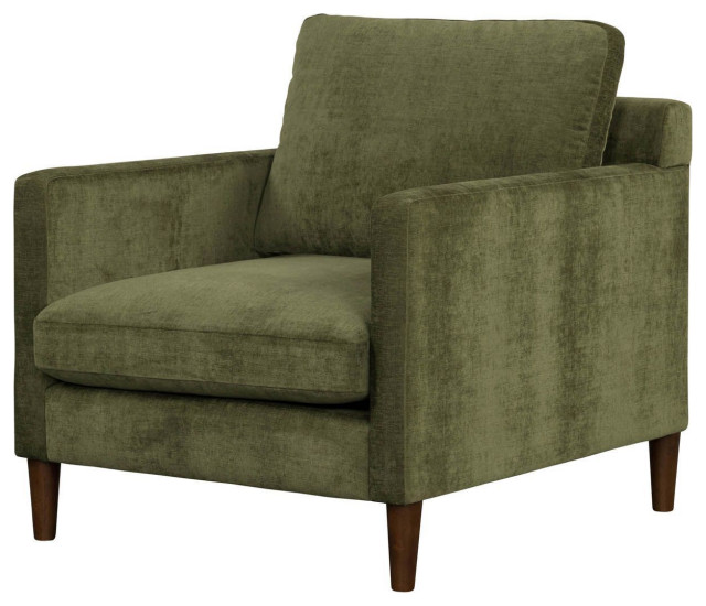 Las Vegas Upholstered Club Chair - Midcentury - Armchairs And Accent ...