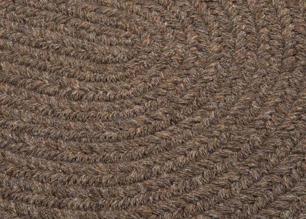 Colonial Mills Bristol WL35 Bark Traditional Area Rug, Round 12'x12 ...