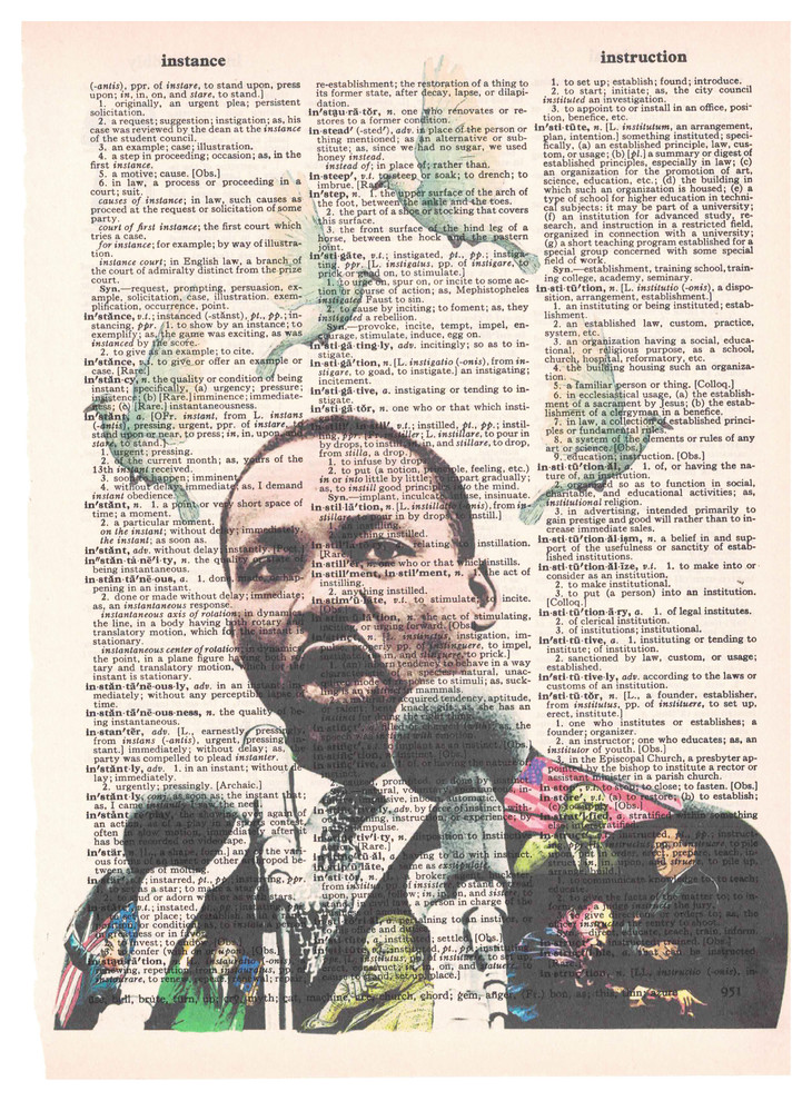 Art N Wordz MLK Martin Luther King Jr Dictionary Page Pop Art Print ...