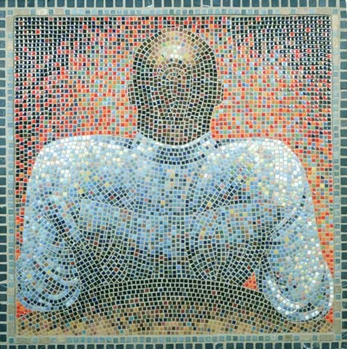 The Man Mosaic Art - Traditional - Tile Murals - by Anne Oshman Mosaics ...