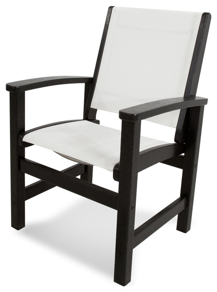 Polywood Coastal Dining Chair - Transitional - Outdoor Dining Chairs ...