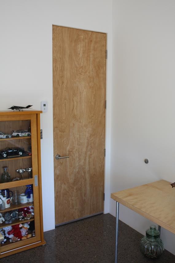 Flush Birch Door - Contemporary - Albuquerque - by Moore Window & Door ...