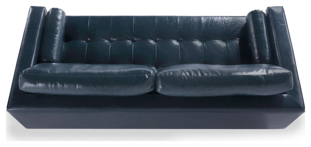 Cosmic Modern Contemporary Leather Armchair - Midcentury - Sofas - by ...