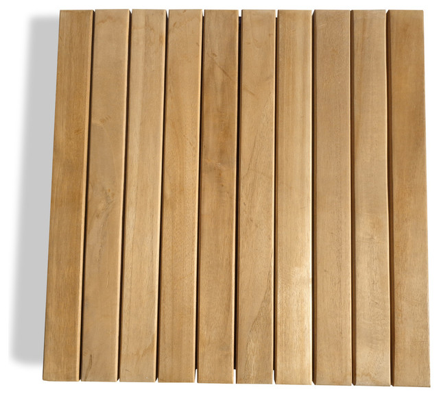 Teak Tiles Indoor/Outdoors.19.75" Sq-5 Pack, Perfect for Decks,Yards ...